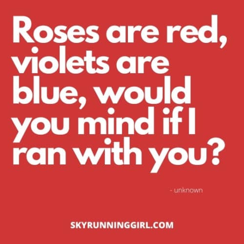 11 Pick-Up Lines for Runners - Skyrunning Girl - Naia